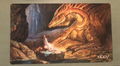 GenCon 2022 Magic The Gathering Dragon Playmat Signed by Artist MTG Gen ...