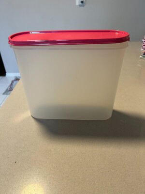 Tupperware Oval Modular Mates with pink lid large | eBay