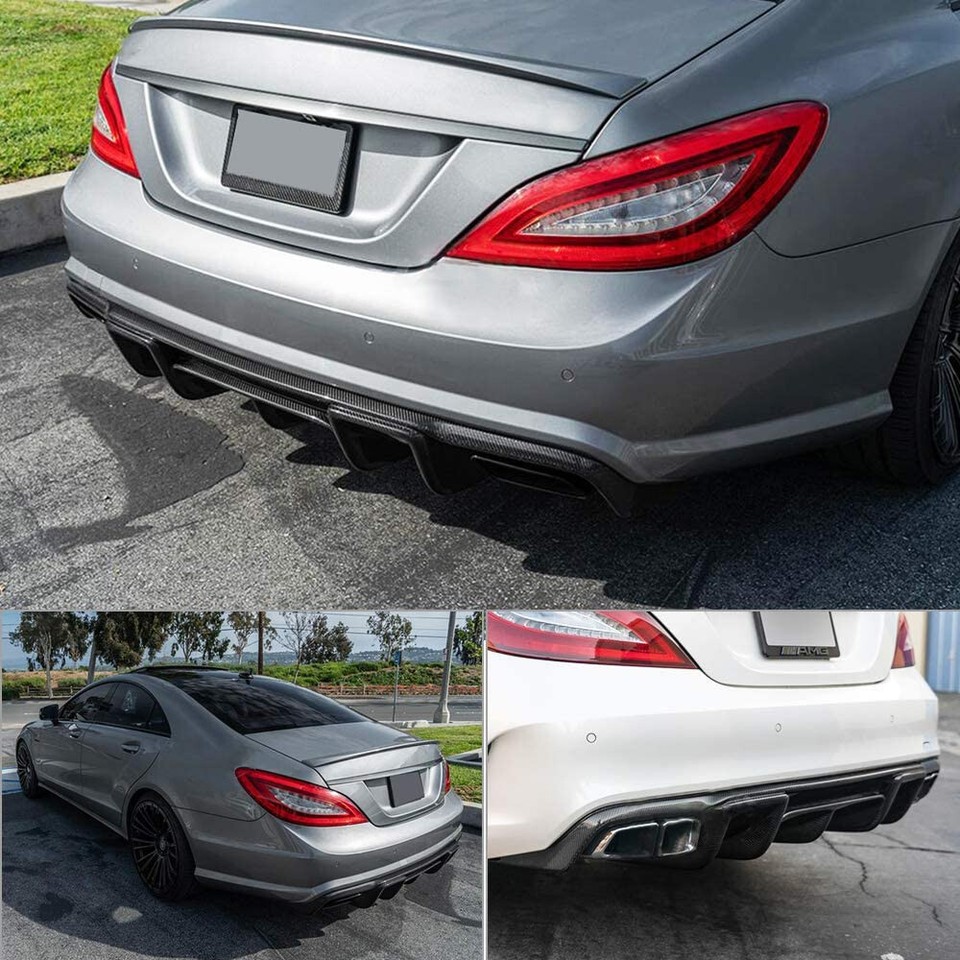 For 2012-2018 Mercedes Benz CLS Class W218 CLS63 AMG Carbon Fiber Rear ...