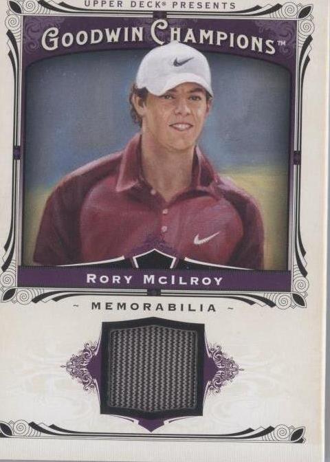 2013 Upper Deck Goodwin Champions - Memorabilia Rory McIlroy #M-RM (MEM ...