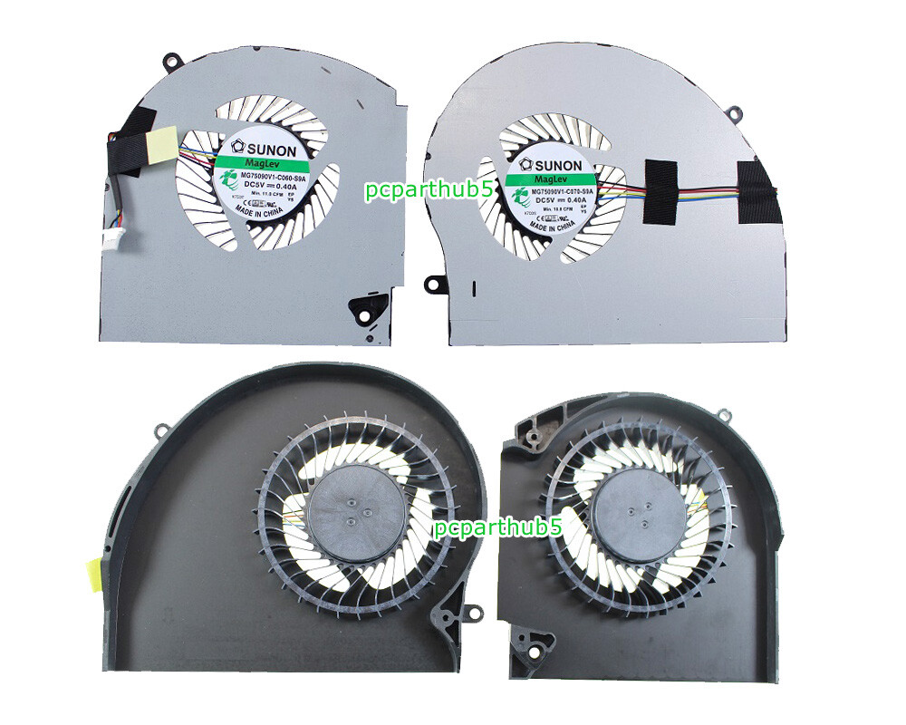 New Dell Alienware 17 R4 17 R5 ALW17C CPU & GPU Cooling Fan MG75090V1 ...