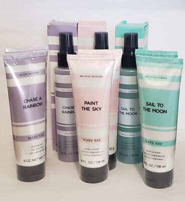 Mary Kay Shower Gel, Body Lotion, Mist - Sail to Moon/Paint Sky/Rainbow ...