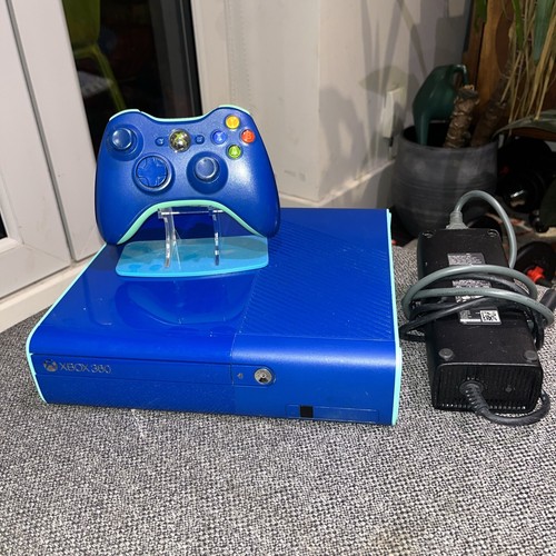 Microsoft Xbox 360 E Console Special Edition 500gb Blue Boxed for sale ...