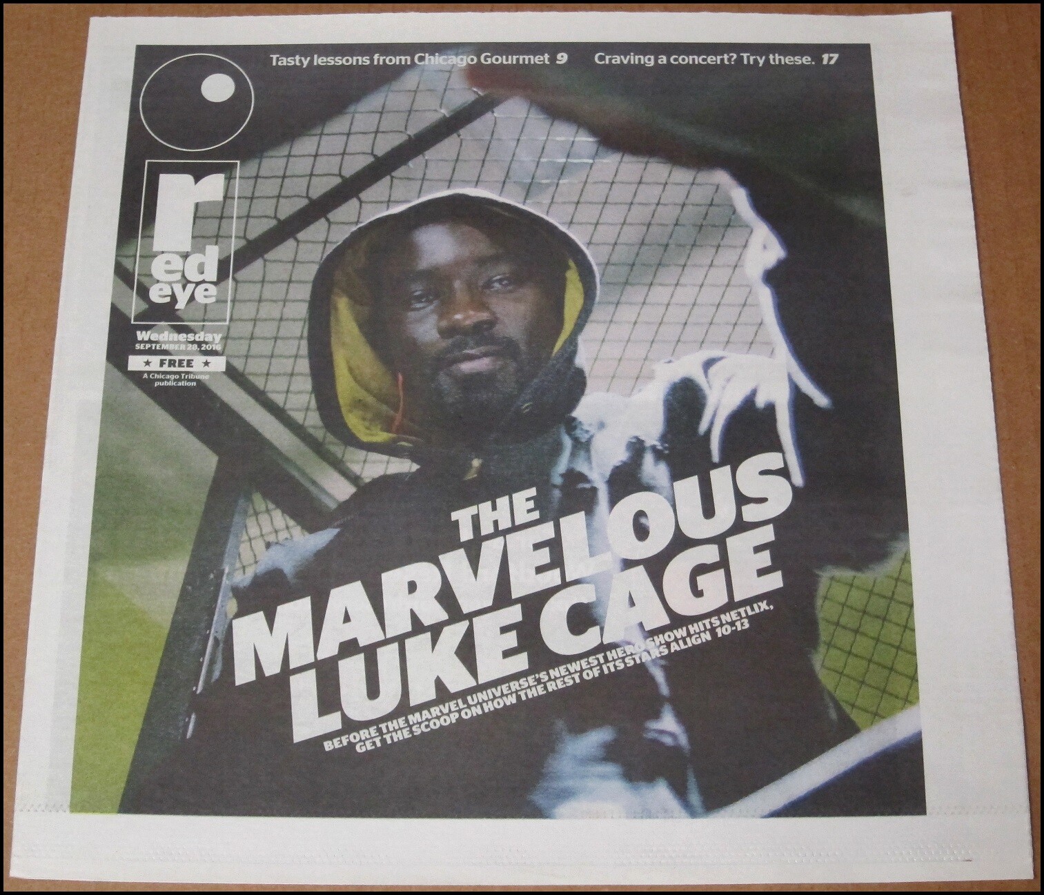 9/28/2016 Red Eye Chicago Newspaper Mike Colter Marvelous Luke Cage ...