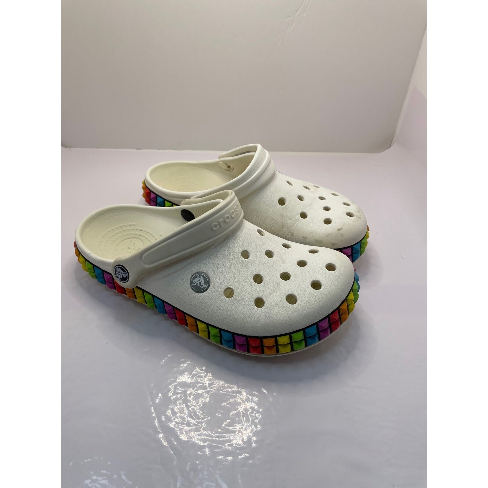 Crocs 3D Shapes Clogs 6M/8W - Gem