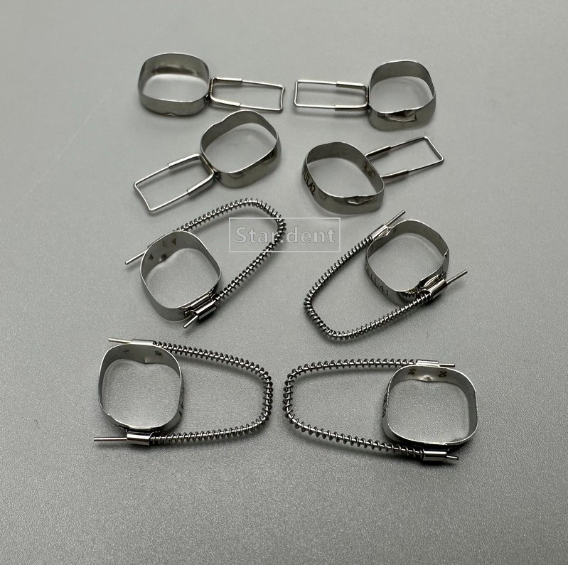 Dental Orthodontic Preformed Loop 1st 2nd Molar bands Space Retainer ...