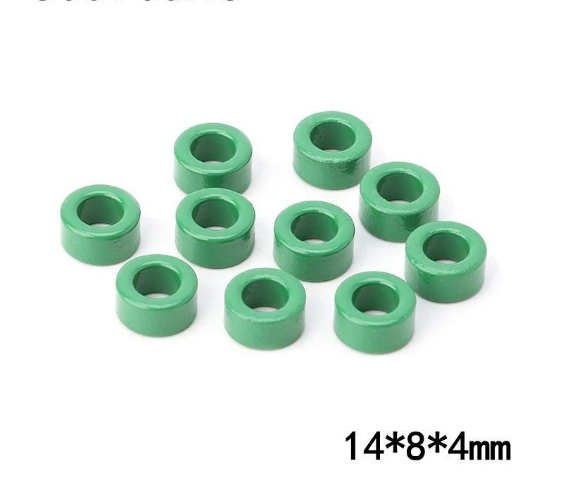 Green Ferrite Core Rings 14x8x4mm Anti Interference Core High ...
