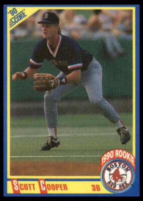 1990 Score #651 Scott Cooper Boston Red Sox Baseball Card | eBay