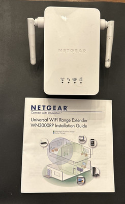 NETGEAR WN3000RP Universal Wi-Fi Range Extender with Ethernet Port | eBay