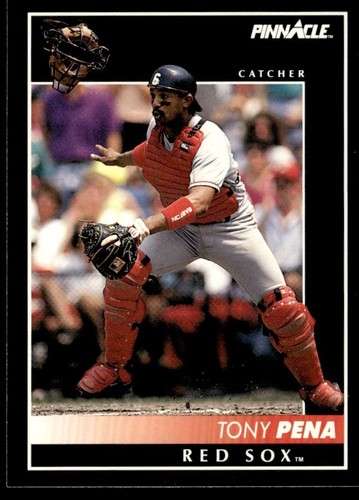 1992 Pinnacle Tony Pena Boston Red Sox #33 | eBay