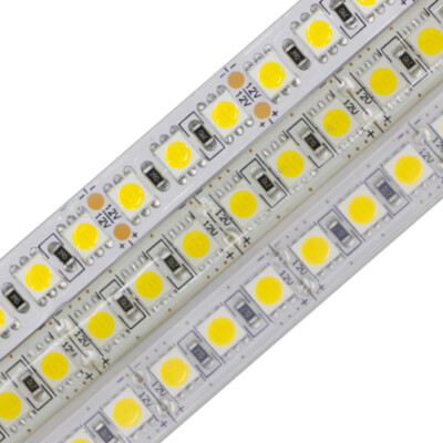 DC 12V LED strip 5050 5m 600 LED 24V flexible LED Tape light 120led/m ...