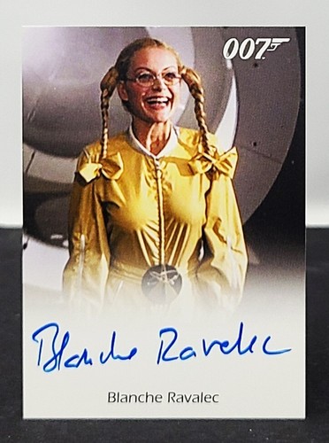 BLANCHE RAVALEC Signed 2011 Rittenhouse Mission Logs James Bond Card ...