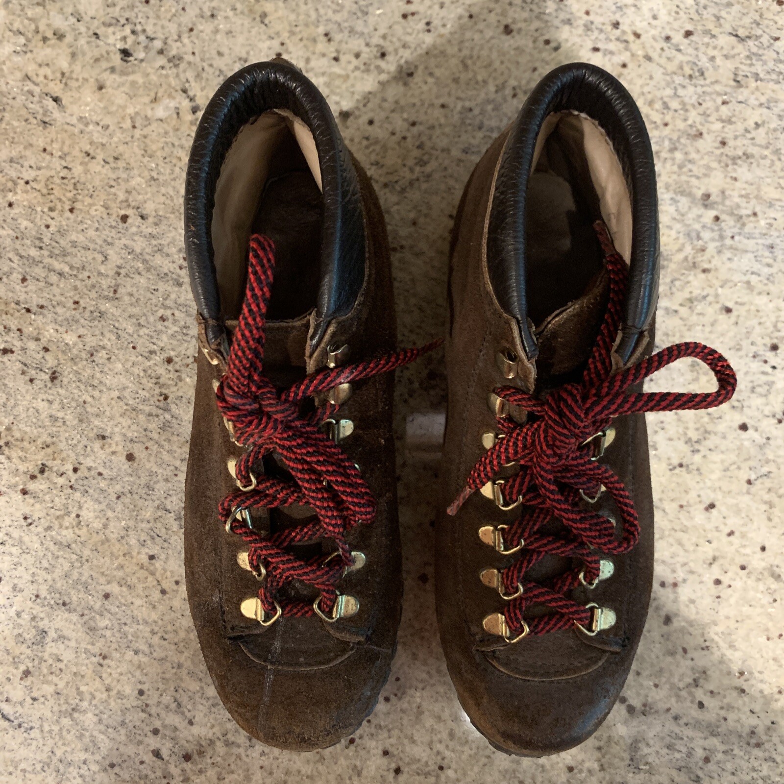 MILO Hiking Mountaineering Boots Women 6.5 Men 5 Brown Suede Leather ...