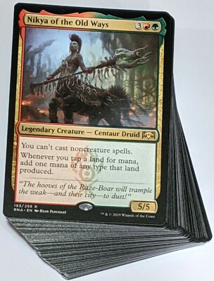 ***Custom Commander Deck*** Nikya of the Old Ways EDH Mtg Magic Cards ...