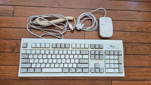 Vintage Mouse Systems Mechanical Keyboard and Mouse | eBay