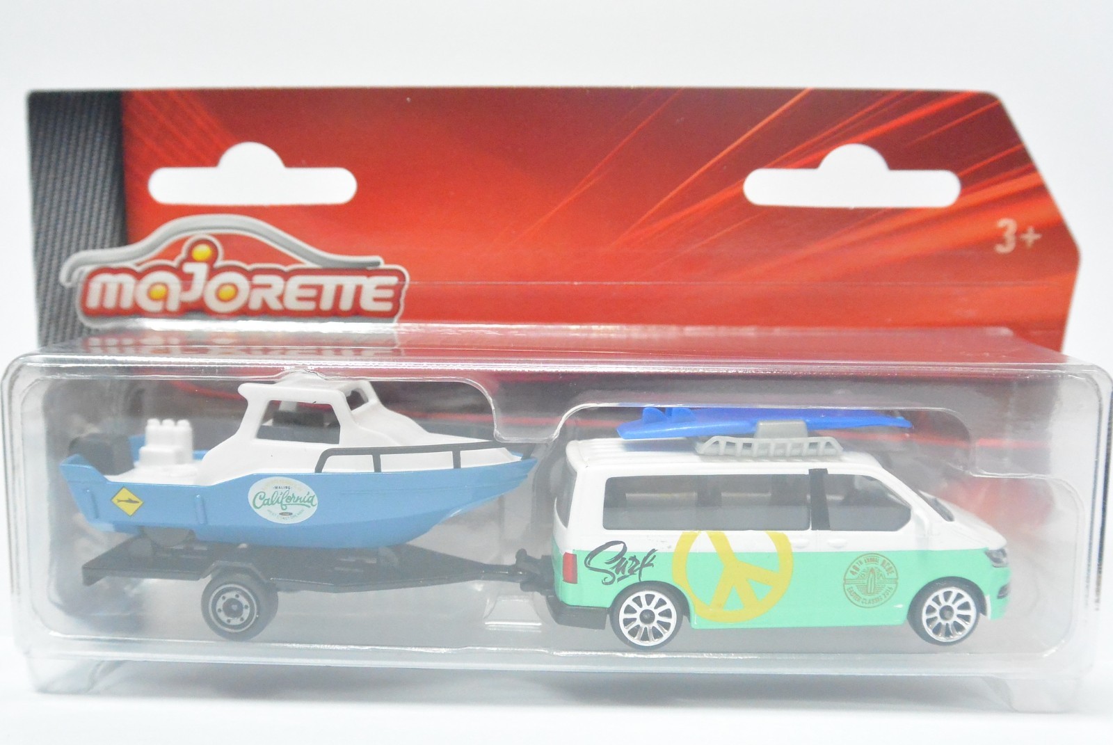Majorette Trailer Diecast car - Volkswagen T6 Camper Bus with Boat | eBay