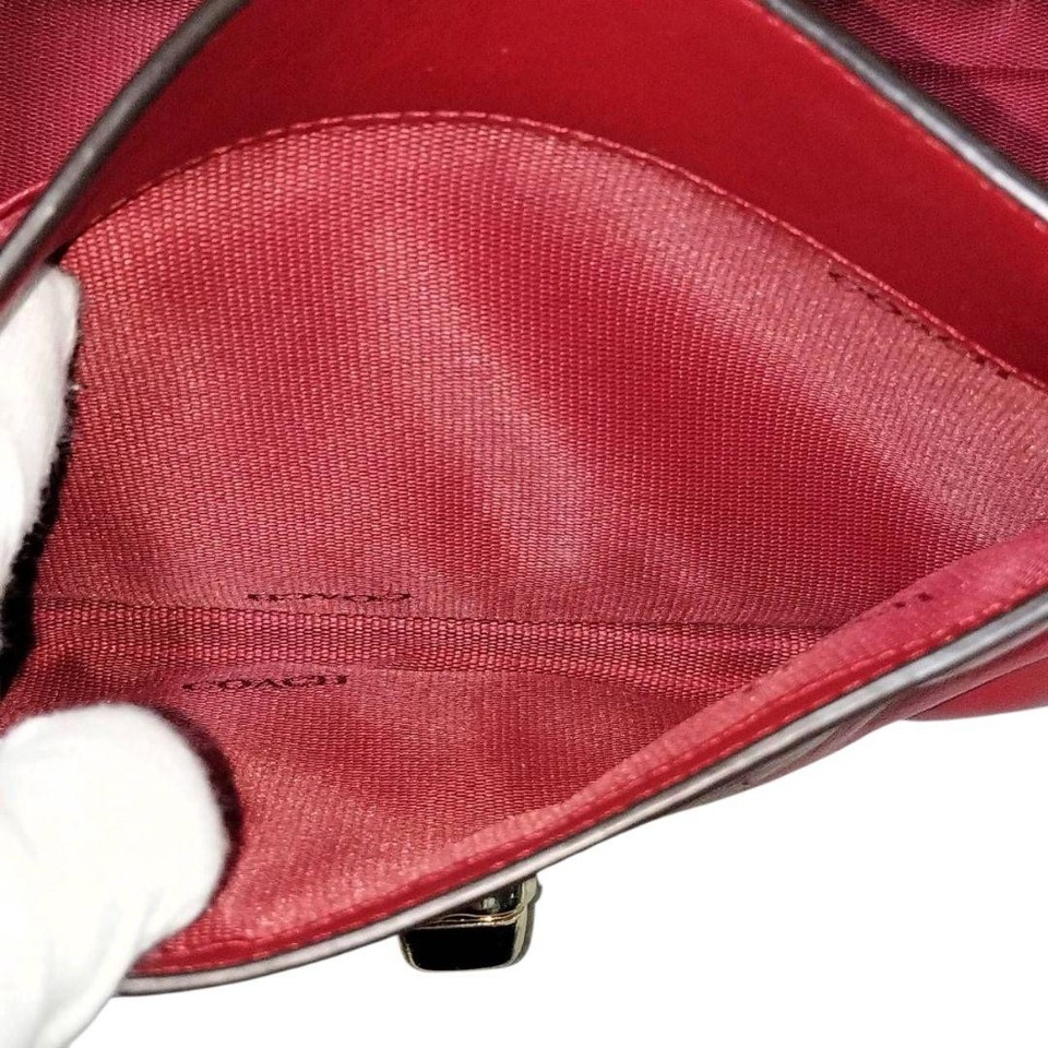 beautiful COACH shoulder bag gold chain carriage logo turn lock | eBay