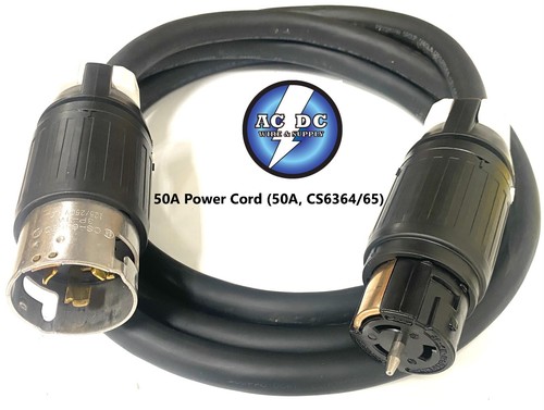 50 AMP ENTERTAINMENT CABLE GENERATOR POWER CABLE CS6364/65 250V SO 6/4 ...