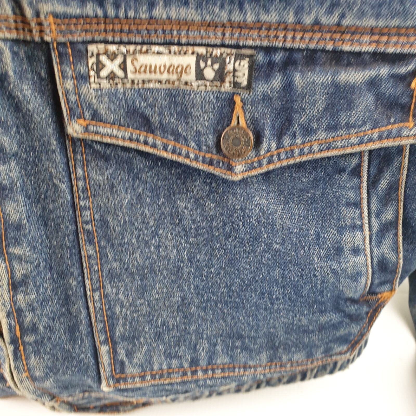 Bossini Denim Jacket With Multiple Badges, Unisex, Si… - Gem