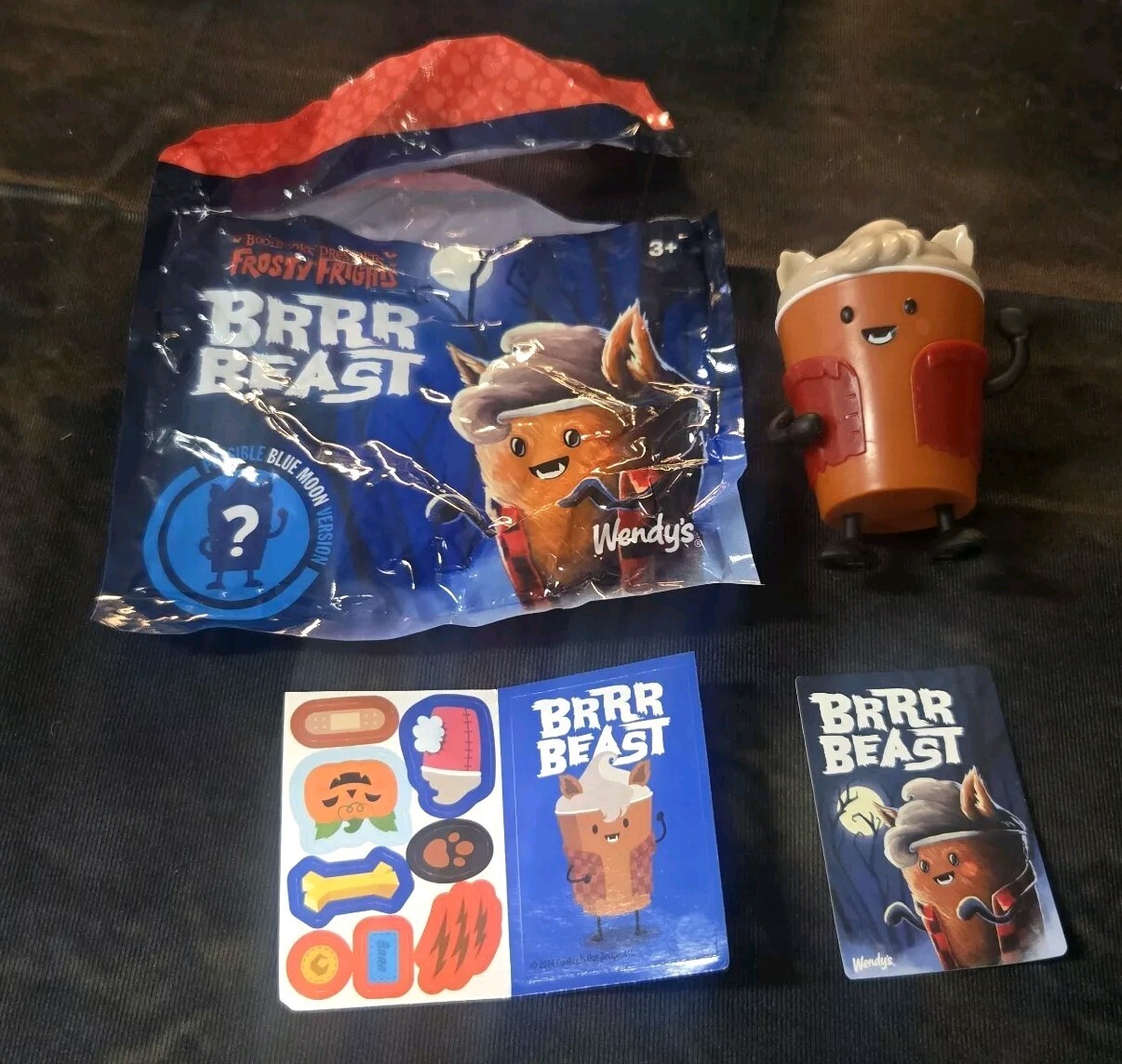 LOOSE Wendy’s Kids Meal Frosty Frights BRRR BEAST Toy Halloween ...