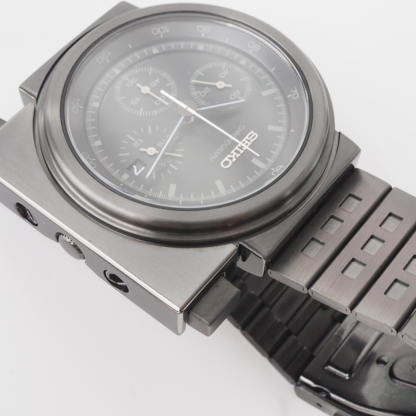 SEIKO Spirit Giugiaro SCED051/7T12-0BW0 Quartz Black Aliens Ripley ...
