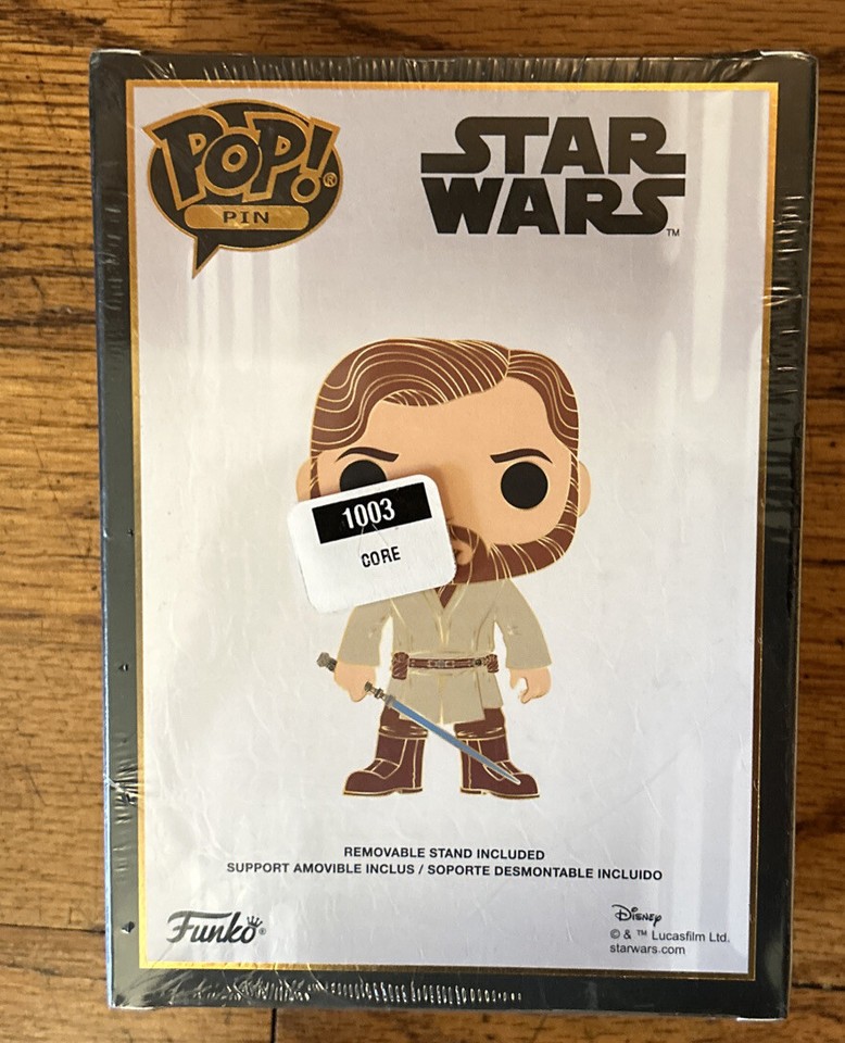 Funko Star Wars POP! Pin Obi-Wan Kenobi Large Enamel Pin NEW | eBay