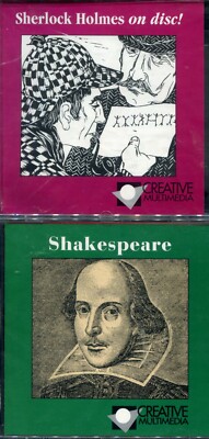 SHERLOCK HOLMES & SHAKESPEARE - COMPLETE WORK/TEXTS - CD ROM - DOS/MAC ...