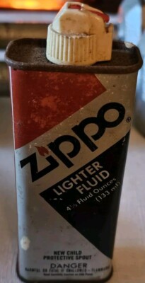 Vintage Empty Zippo Lighter Fluid Can | eBay