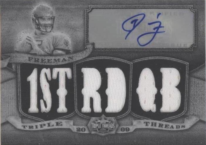2009 Topps Triple Threads - Autographed Relics Josh Freeman #TTRA-39 ...
