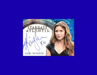 Kari Wuhrer as Nancy 2008 Stargate Atlantis Seasons 3 & 4 Autograph ...