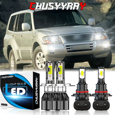 For Mitsubishi Montero 2001-2006 - 4X LED Headlight Bulbs Hi/Lo Beam ...