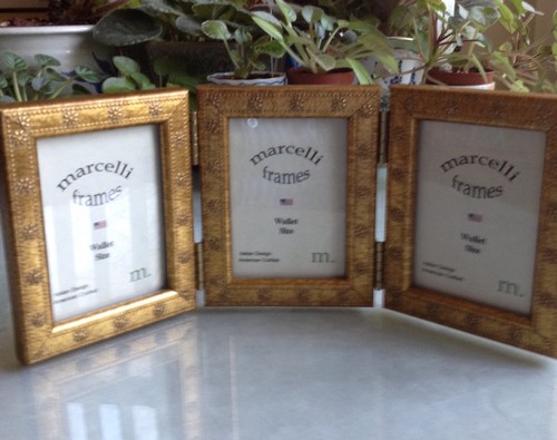 NEW! A Trio Of Photo Frames/Hinged By: Marcelli. MINT! | eBay