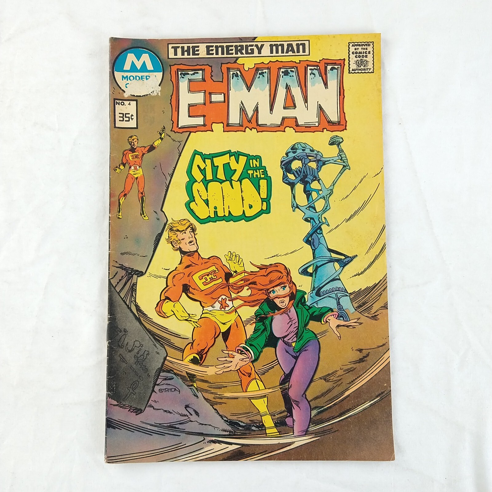 E-Man #4 The Energy Man (1978 Modern Comics) Bronze Age | eBay