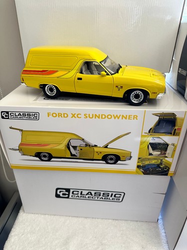 CLASSIC 1/18 FORD XC 5.8 V8 FALCON SUNDOWNER PANEL VAN PINE N LIME ...