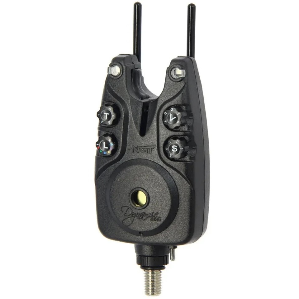 NGT Dynamic MK2 3+1 Carp Fishing Wireless Bite Alarm Set 3x Alarms + 1x ...