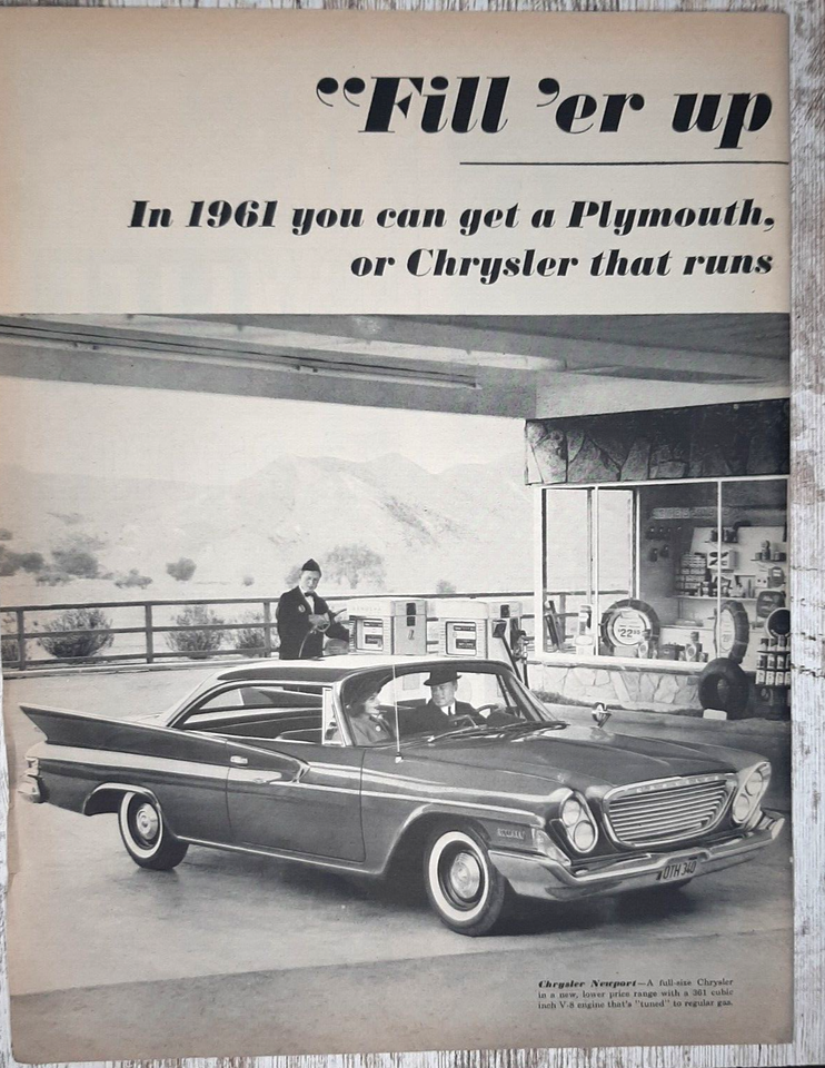 1961 Chrysler 2-pg Vintage Print Ad Newport Dodge Lancer Plymouth ...