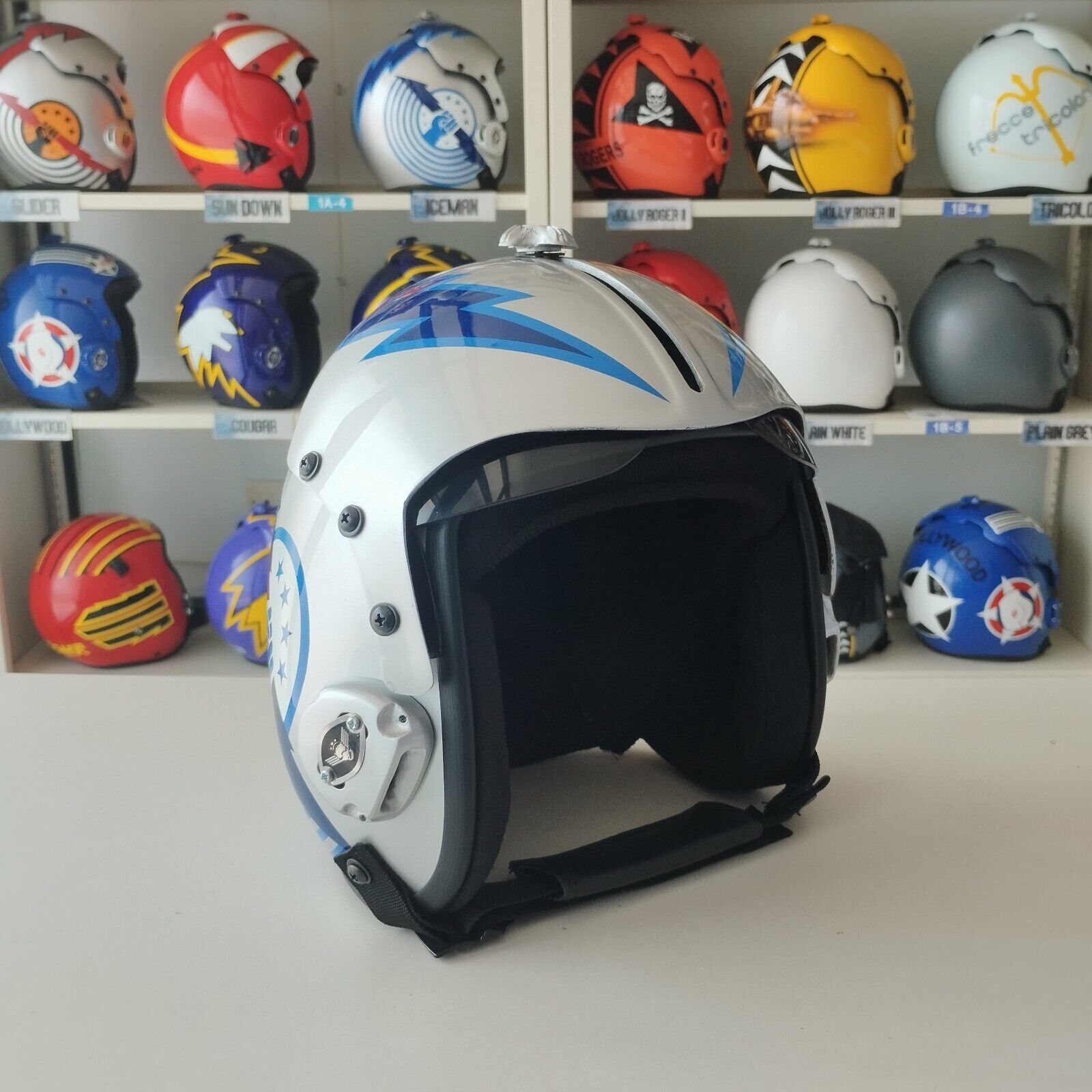 TOP GUN ICEMAN FLIGHT HGU-33 HELMET MOVIE PROP PILOT NAVAL AVIATOR USN ...