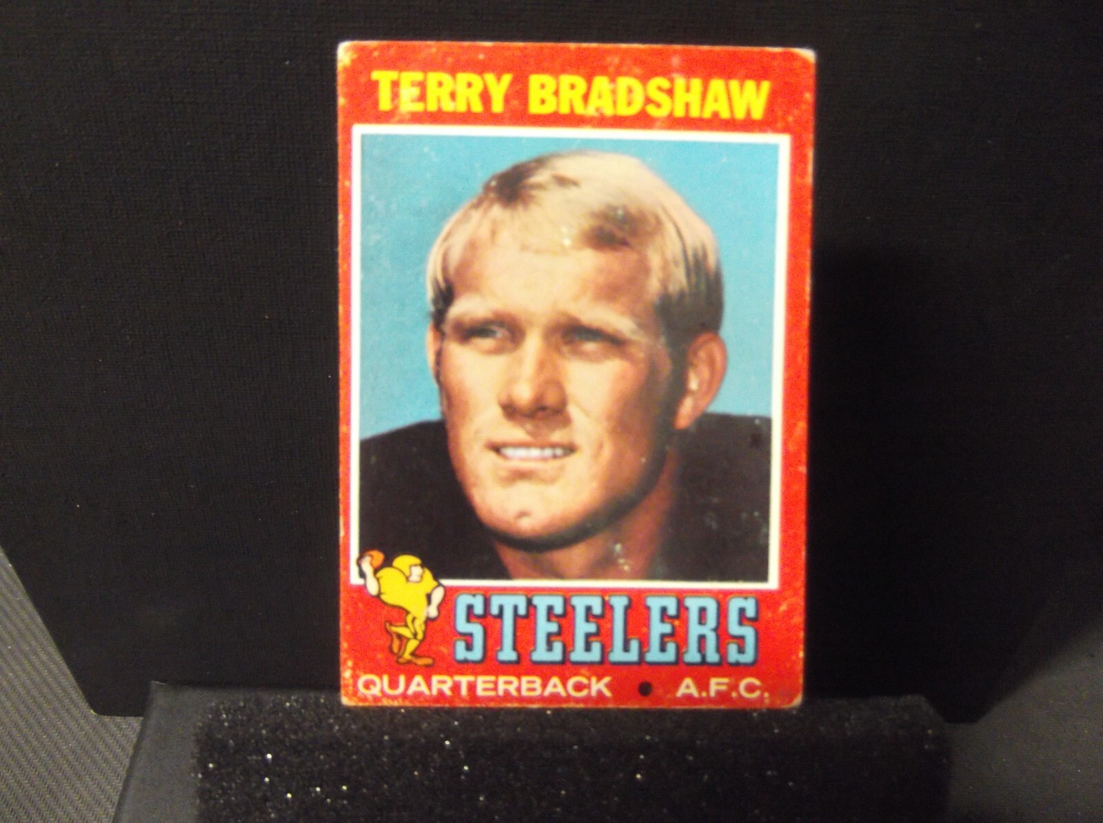 TERRY BRADSHAW 1971 TOPPS FOOTBALL #156 RC ROOKIE CARD STEELERS A1 | eBay