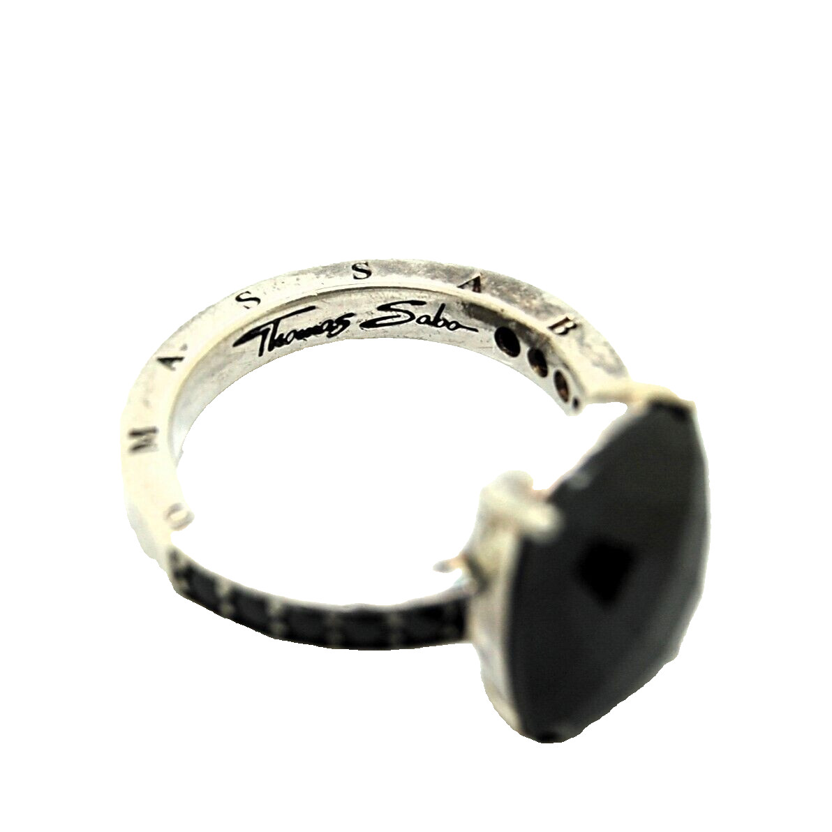 THOMAS SABO 925 STERLING SILVER BLACK ONYX COCKTAIL R… - Gem