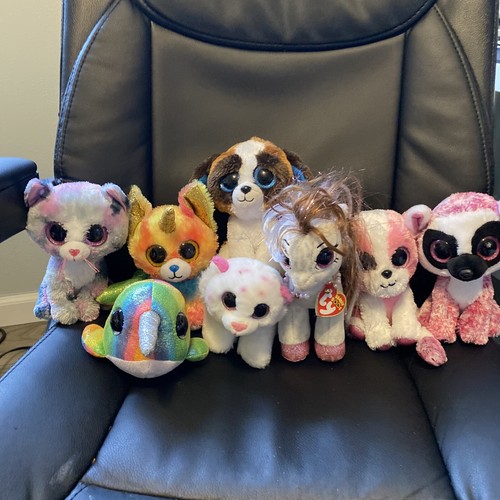 TY Beanie Boos Collectible Figures Toy Lot of 7 - Names Below | eBay