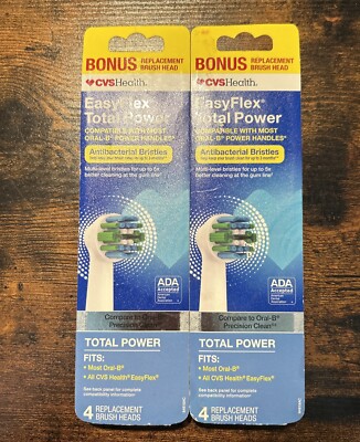 New Replacement Tooth Brush Heads 8-PACK compatible Most Oral-B Power ...