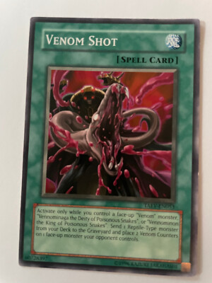 Venom Shot - TAEV-EN053 - Common - Unl Edition - Damaged - Yugioh! | eBay