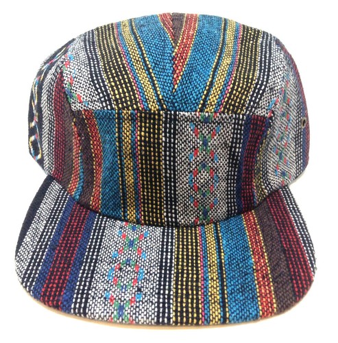 CROWN TRIBAL NATIVE AMERICAN NAVAJO AZTEC 5 PANEL CAMPER STRAPBACK HAT ...