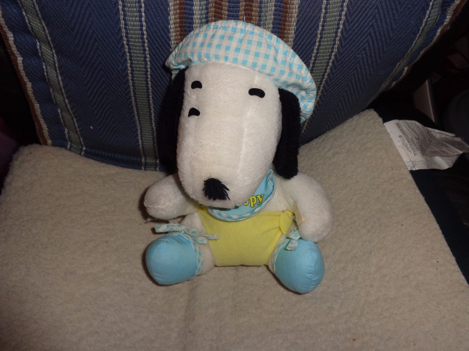 VINTAGE 1968 KNICKERBOCKER BABY SNOOPY PLUSH PUPPY DOG PEANUTS GANG ...