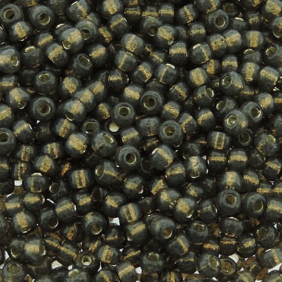 Miyuki Round Seed Beads Size 8/0 Silver Lined Grey Alabaster 22 Gram ...