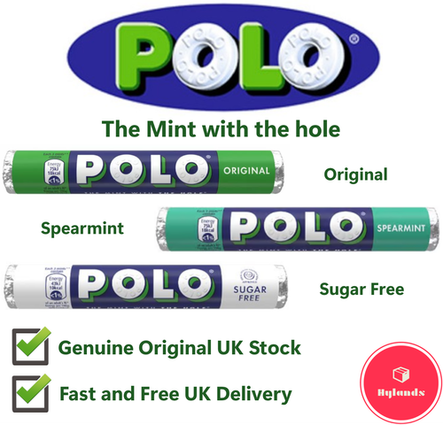 Polo Mints Original, Sugar Free and Spearmint 5 10 15 20 & Full Box ...
