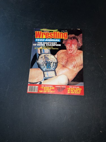 Wrestling 1980 Annual Magazine Winter 1980 Nick Bockwinkel Cover WWF NWA AWA | eBay