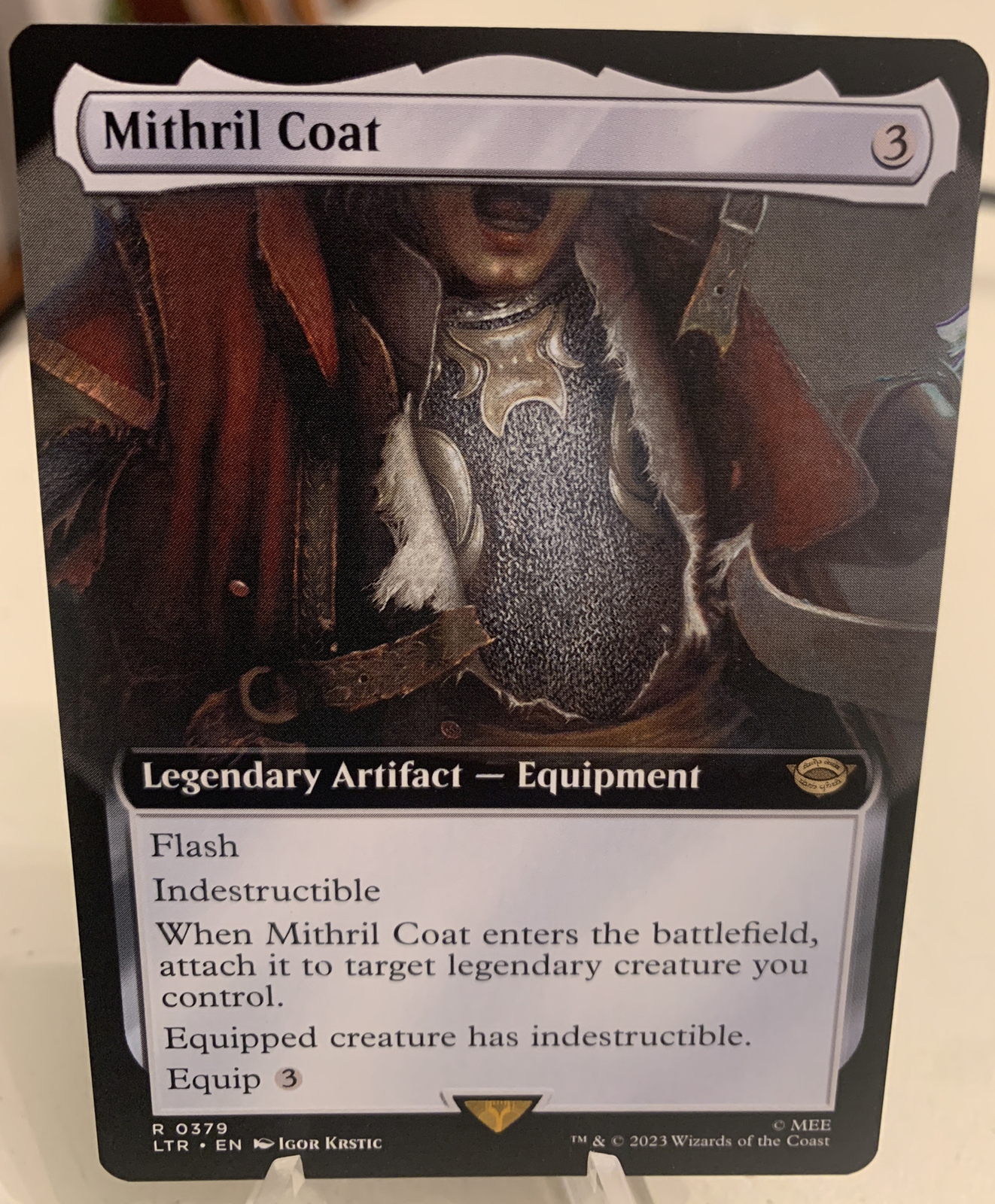 MTG Mithril Coat The Lord of the Rings: Tales of Middle-earth 0379 Regular Rare | eBay