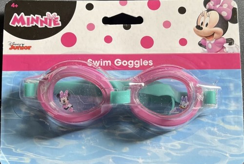 Disney Minnie Mouse Swim Goggles - Pink/Aqua Green - Adjustable/Age 4 ...