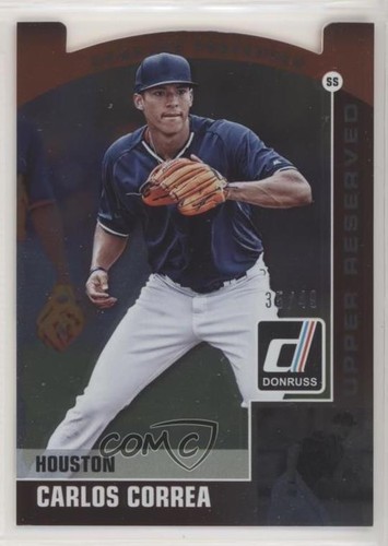 2015 Panini Donruss - Preferred Carlos Correa #38 Upper Reserved Cut to ...